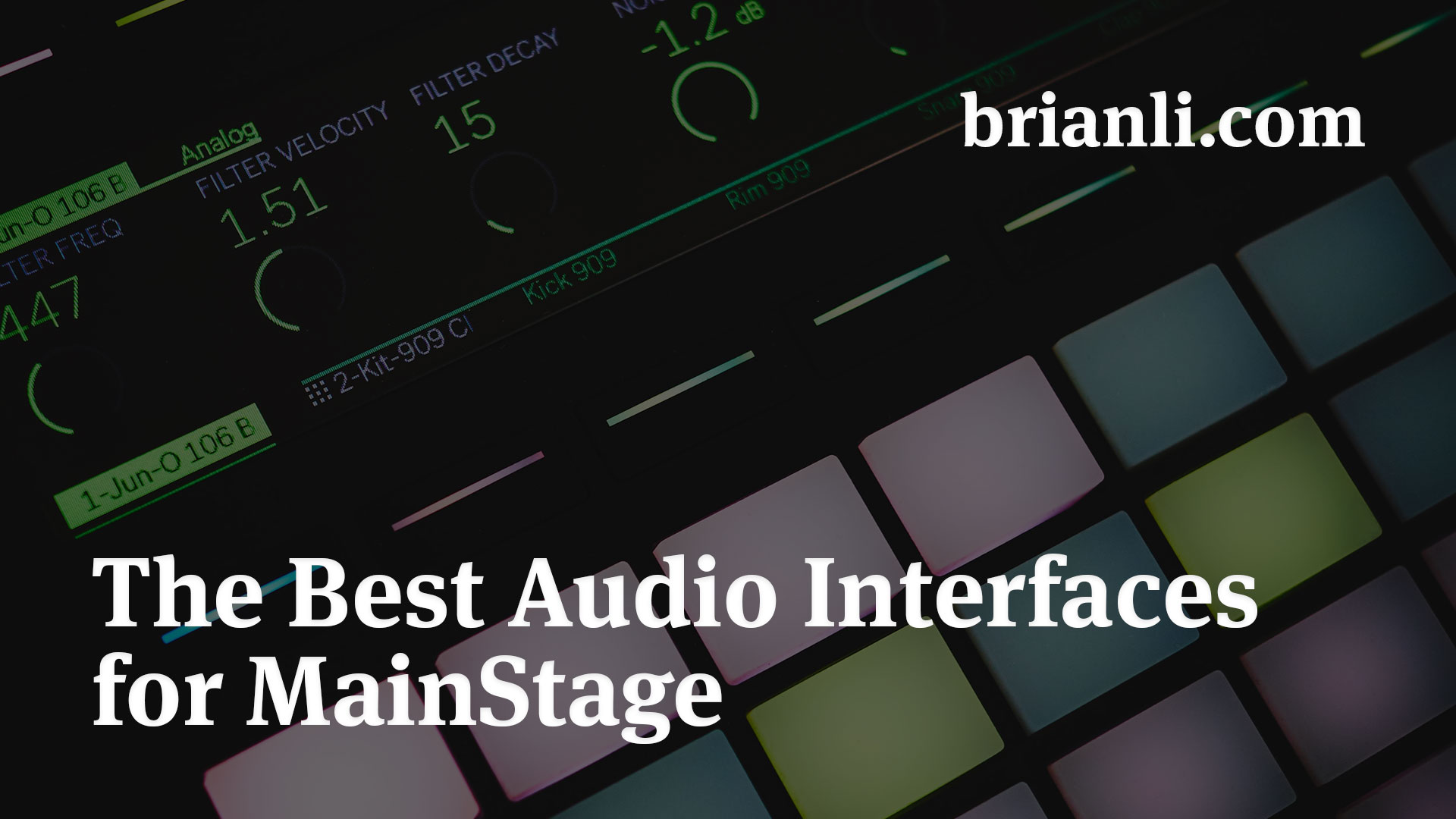 The Best Audio Interfaces for MainStage