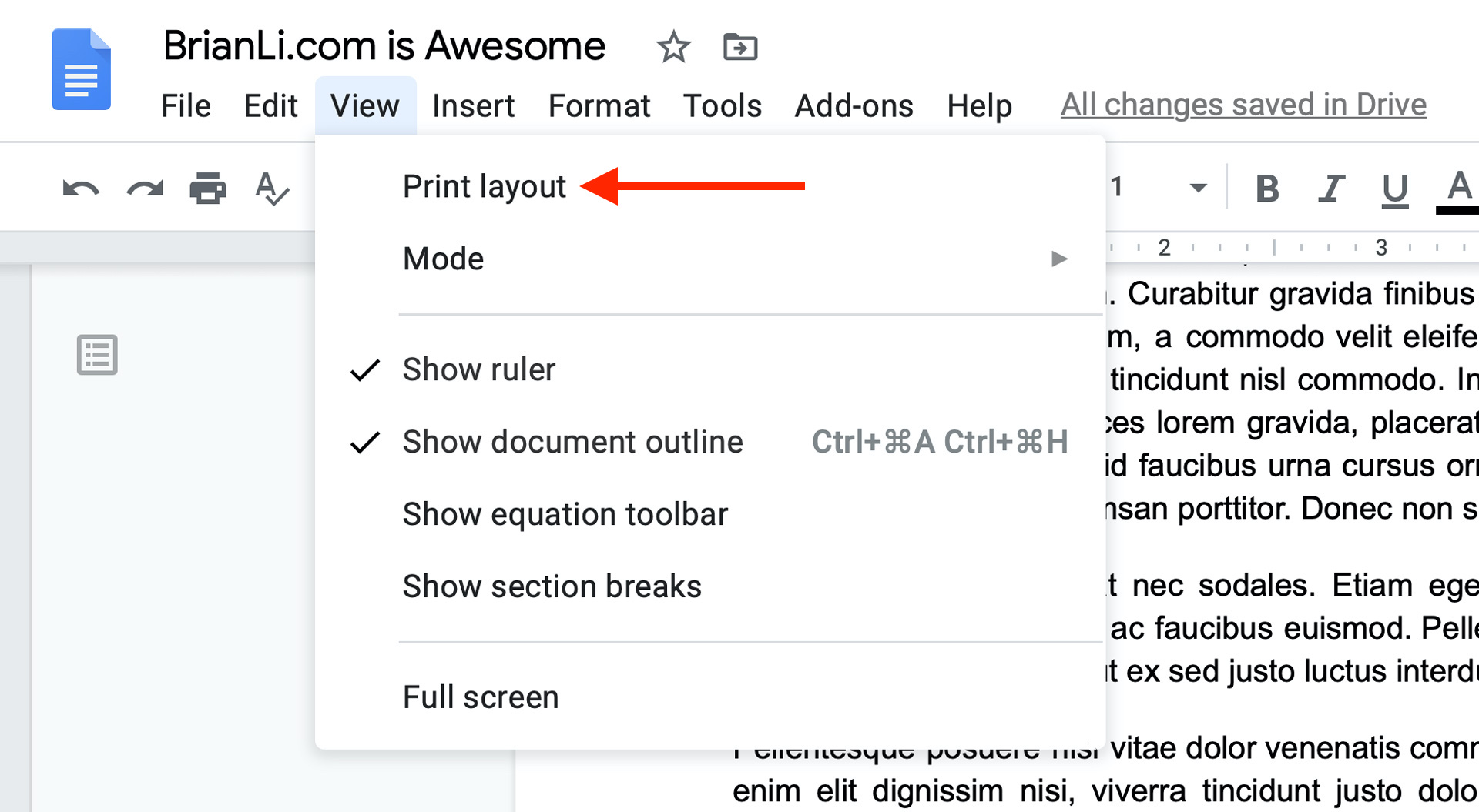 How To Remove Page Breaks In Google Docs
